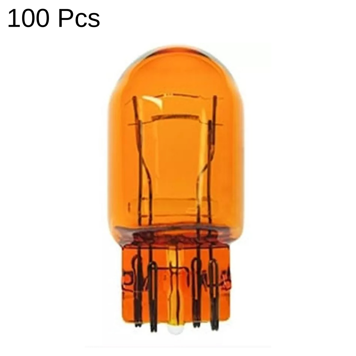 100 Pack Car Amber Light Bulbs Signal Park 7443A – Clips and Fasteners USA