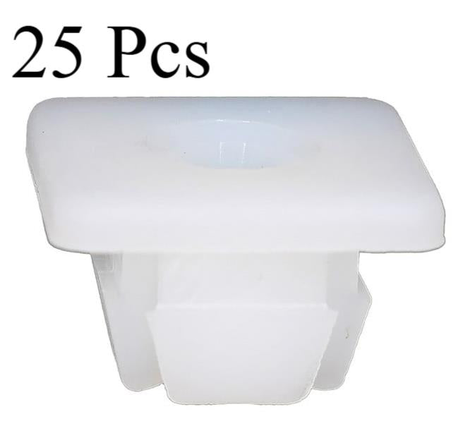 25 Pcs License Plate Nut 1/4" #14 Compatible with GM 3907444 – Clips ...