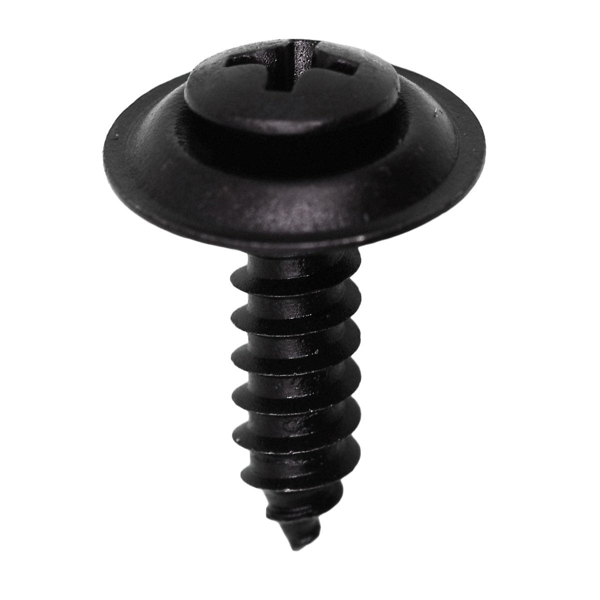 25 Pcs Head AB Tapping Sems 10 X 3/4 Philips Oval Head Size 8 Black Ph ...