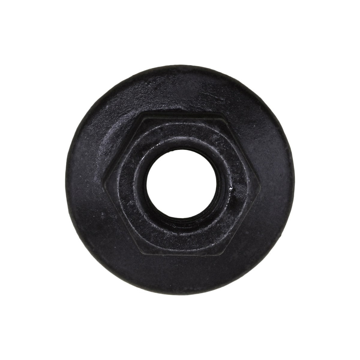 25 Pcs Spin Lock Nut Size M6-1.0 Across Flats -10.0mm Black Phosphate ...