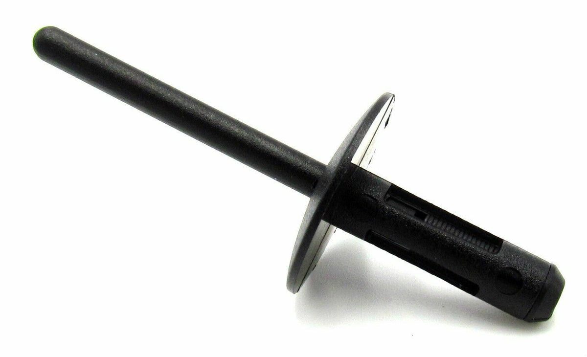 100 Pc Fastener Nylon Blind Rivet 6mm Hole Fender Liner BMW 51 71 7 ...