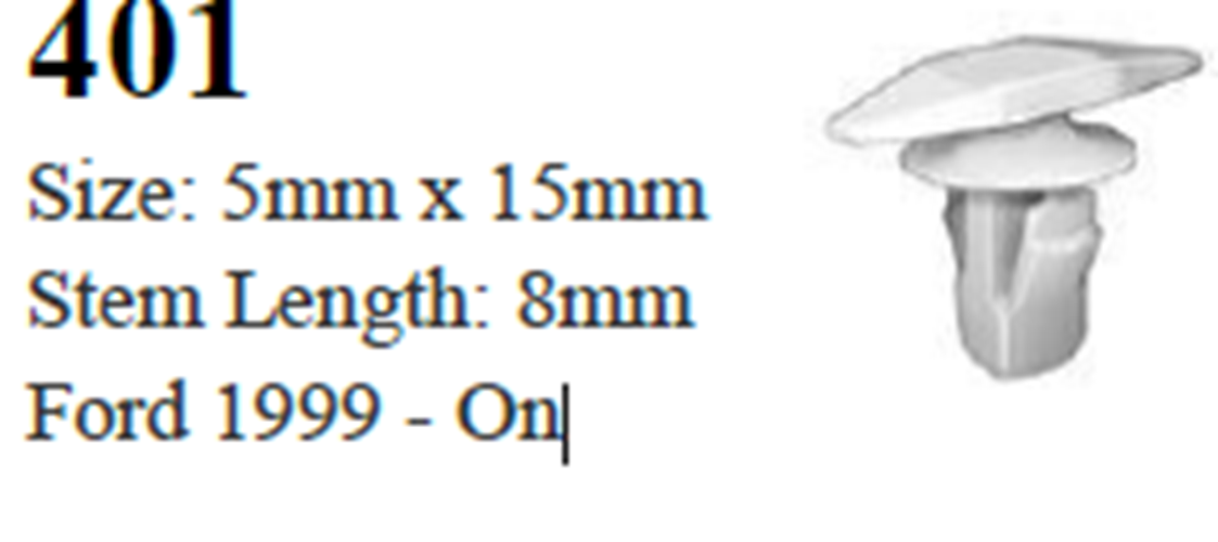 25 Pcs Weather Strips or Hood Retainer Fasteners Clip For Ford 1999 ...